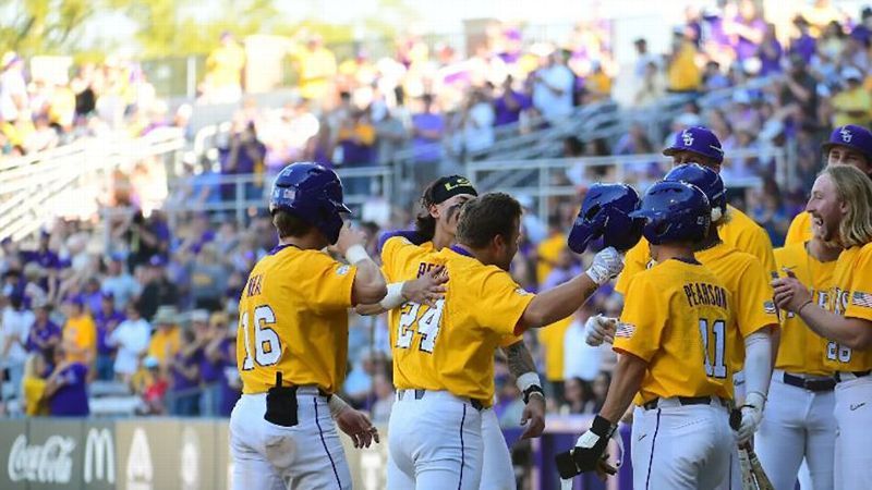 LSU completes second consecutive run-rule win over CCSU