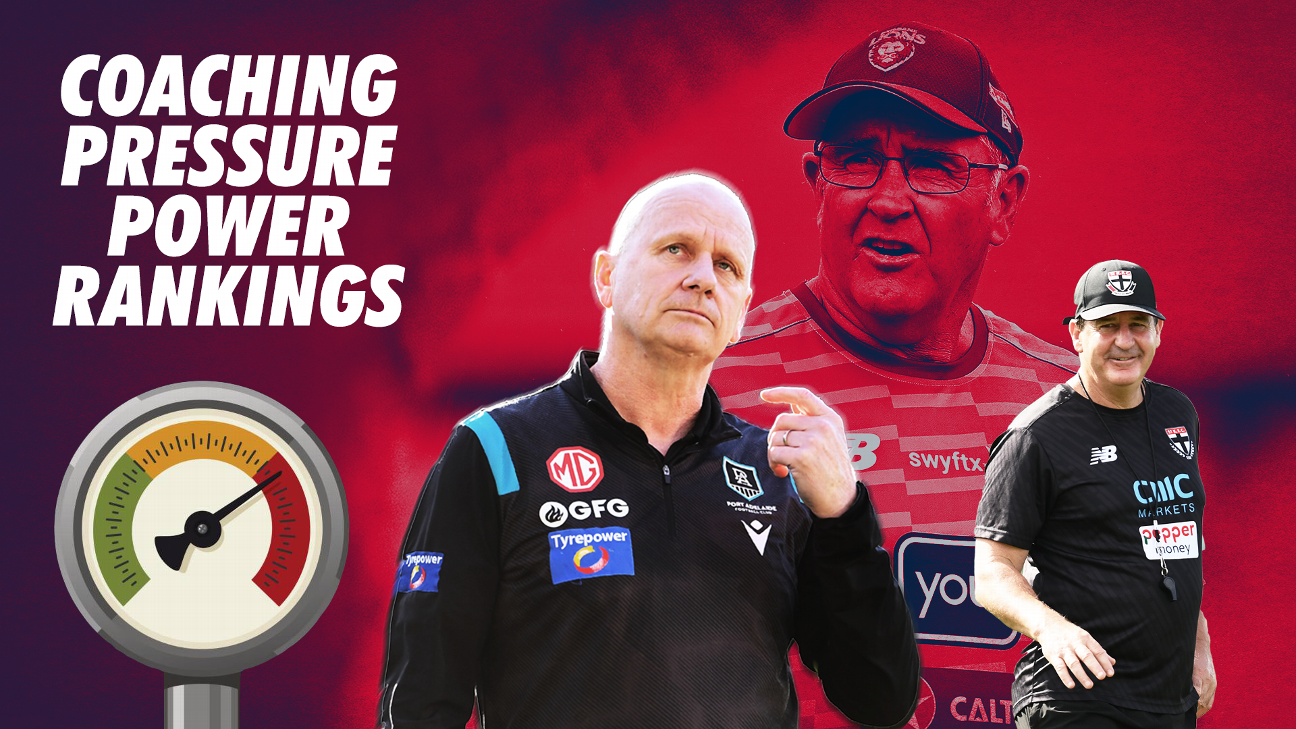 ESPN s AFL Coaching Pressure Power Rankings For 2023 ESPN ESPN s AFL Coaching Pressure Power Rankings For 2023 ESPN