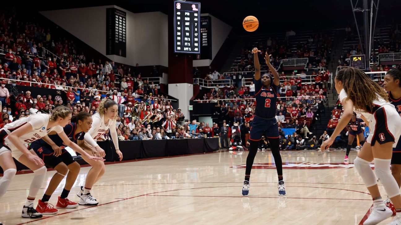 Top-seeded Stanford falls to Ole Miss, short of Sweet 16 - ESPN