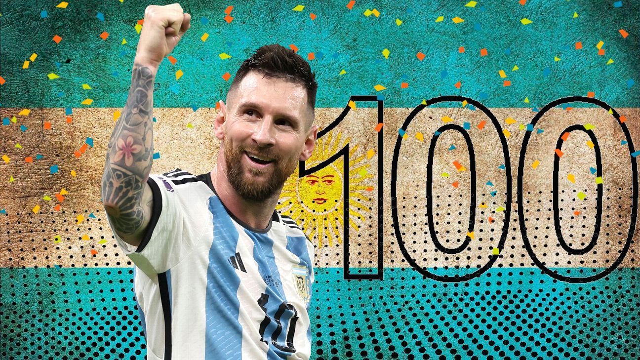 Lionel Messi superó los 100 goles con la Selección Argentina - ESPN