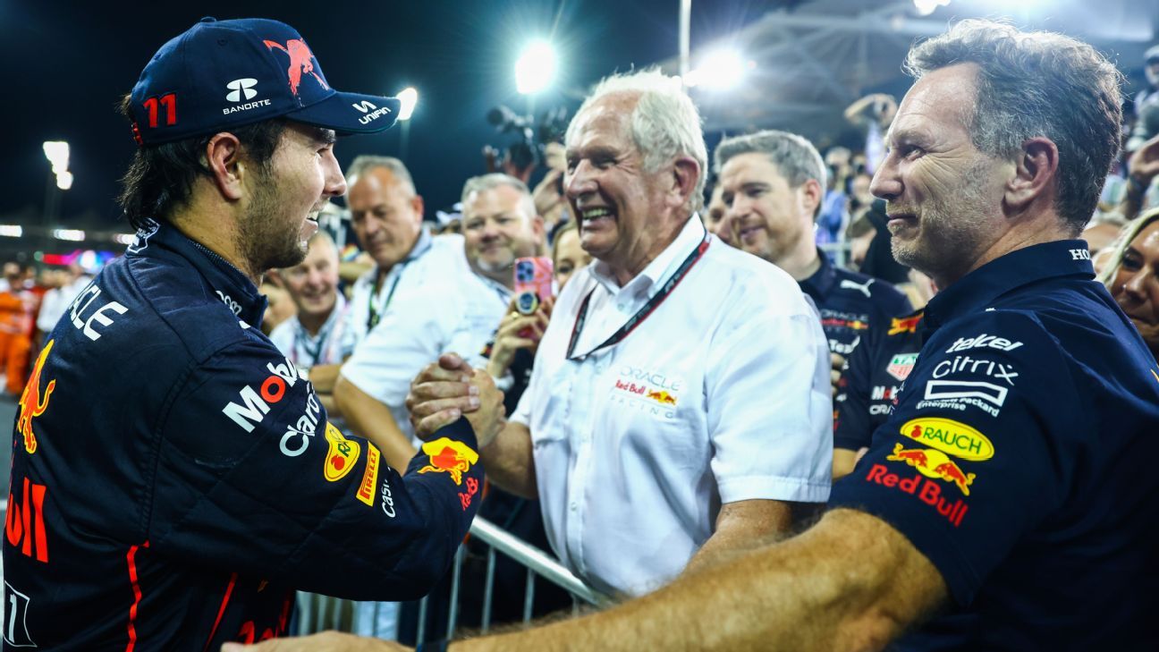 Helmut Marko destaca crecimiento de Checo Pérez en Red Bull - ESPN