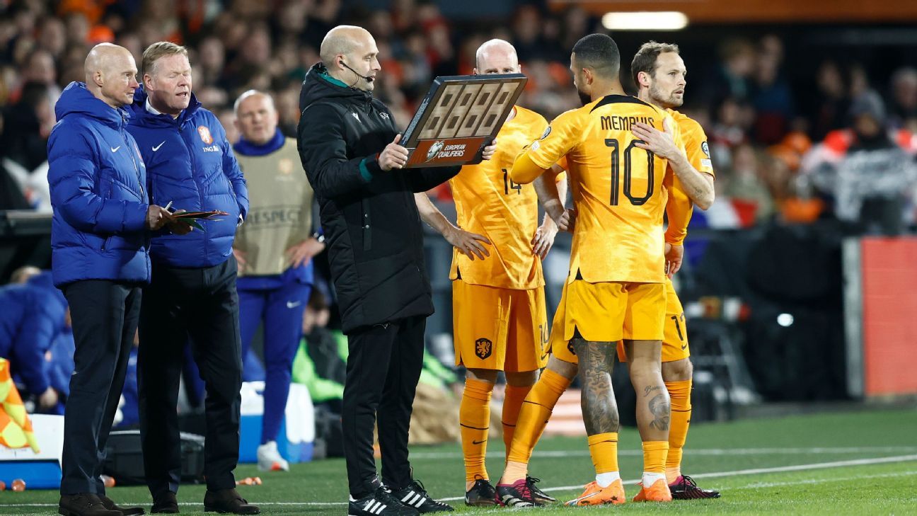 Memphis Depay mogelijk weken uitgeschakeld - ESPN