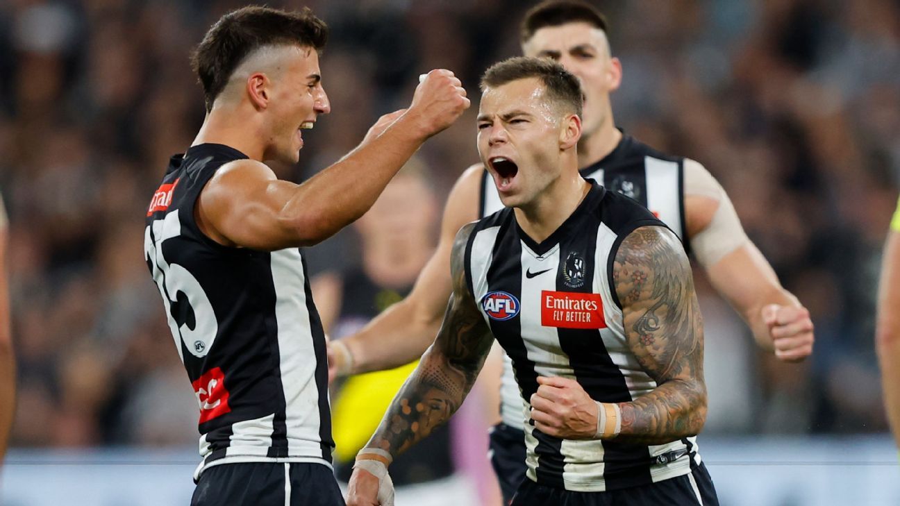 Collingwood, Bulldogs hit prime time in AFL fixture - ESPN