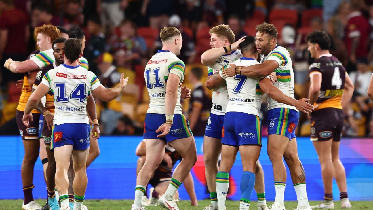 NRL Rd6 Brave and brilliant Raiders end Broncos unbeaten run - ESPN