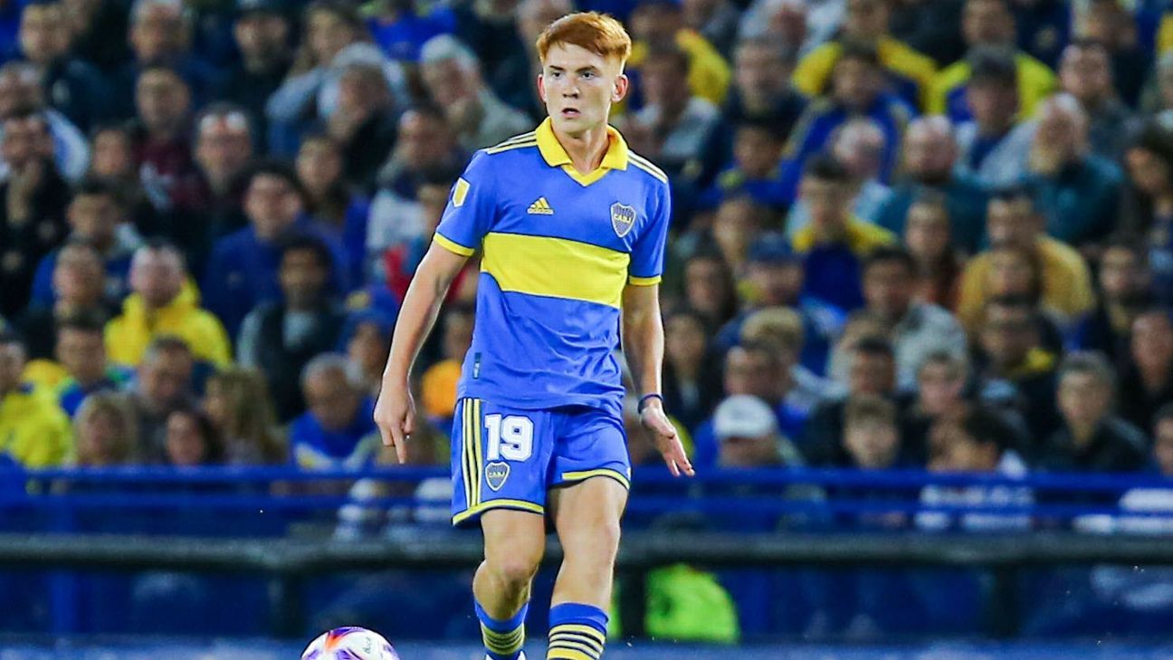 Valentín Barco cumplió en su vuelta a la Primera de Boca - ESPN