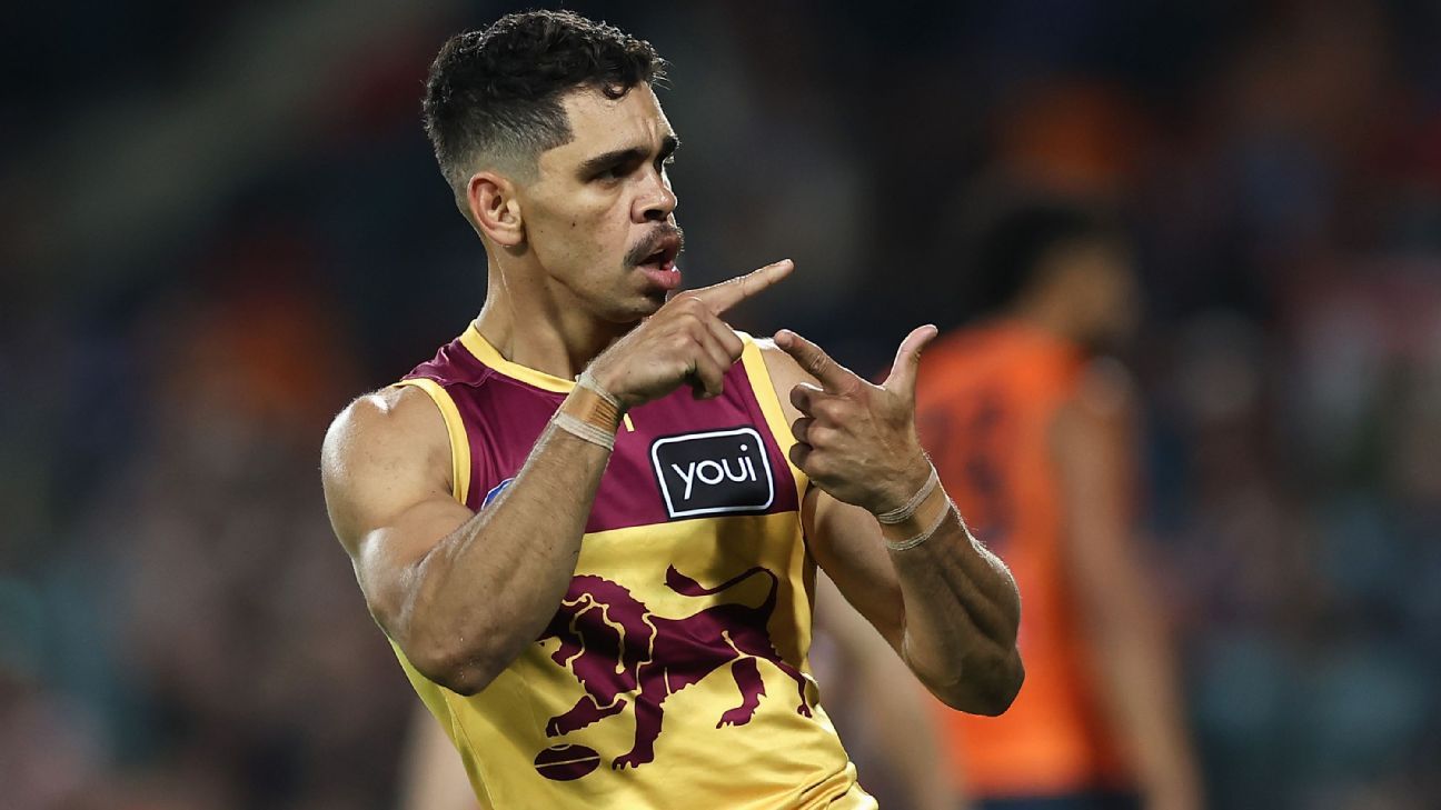 AFL Round 6 Charlie Cameron kicks seven as Brisbane Lions defeat GWS ...