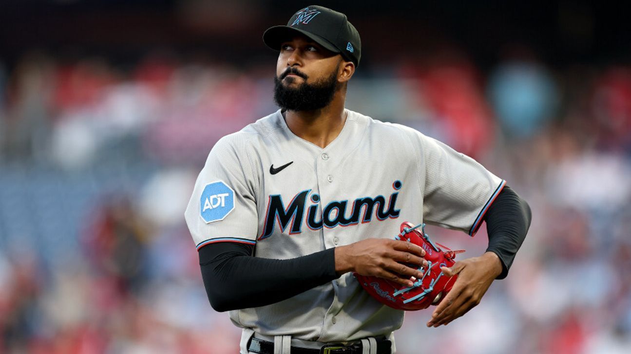 Marlins: Sandy Alcántara se pierde salida por tendinitis en bíceps - ESPN