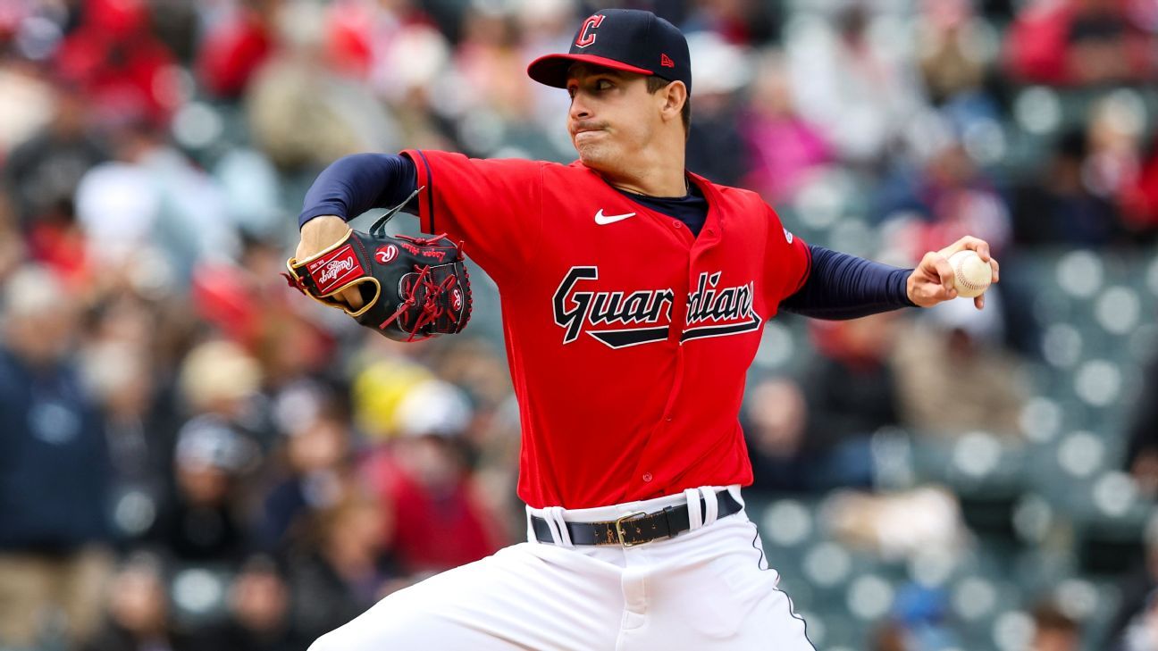 Prospecto de Guardians LHP Logan Allen deslumbra en su debut en la MLB ...