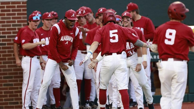 Five-run eighth ensures Alabama's win over Samford