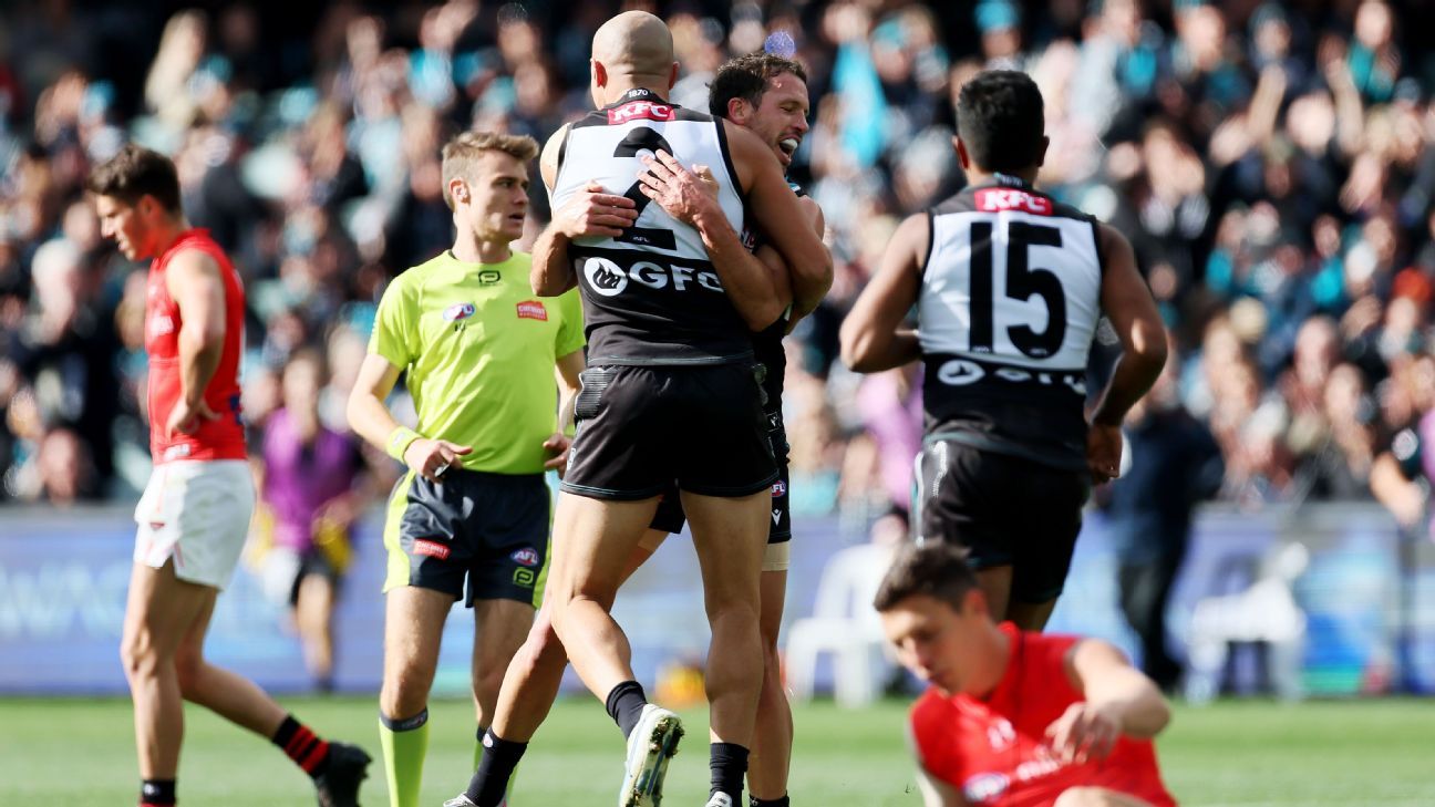 AFL Round 8 Rozee stars as Port pip Essendon in AFL thriller - ESPN