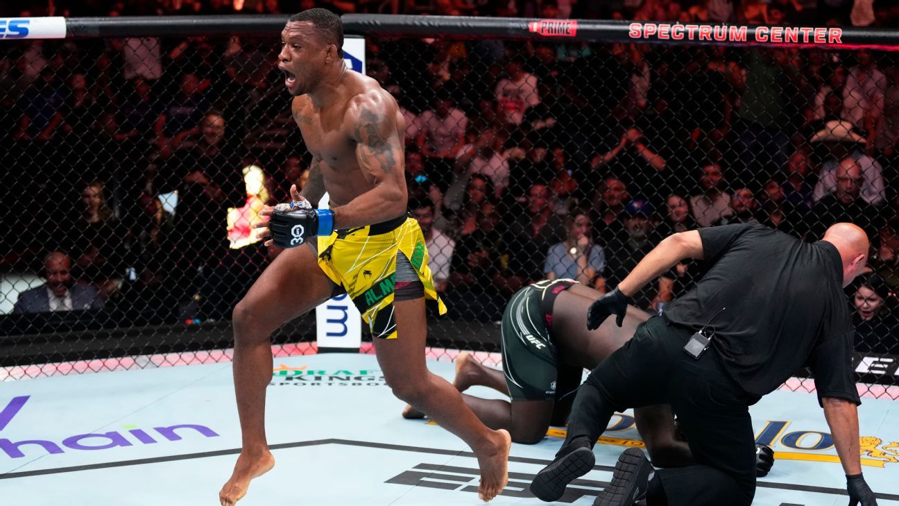 UFC Charlotte: Jailton Almeida somete a Jairzinho Rozenstruik en el ...