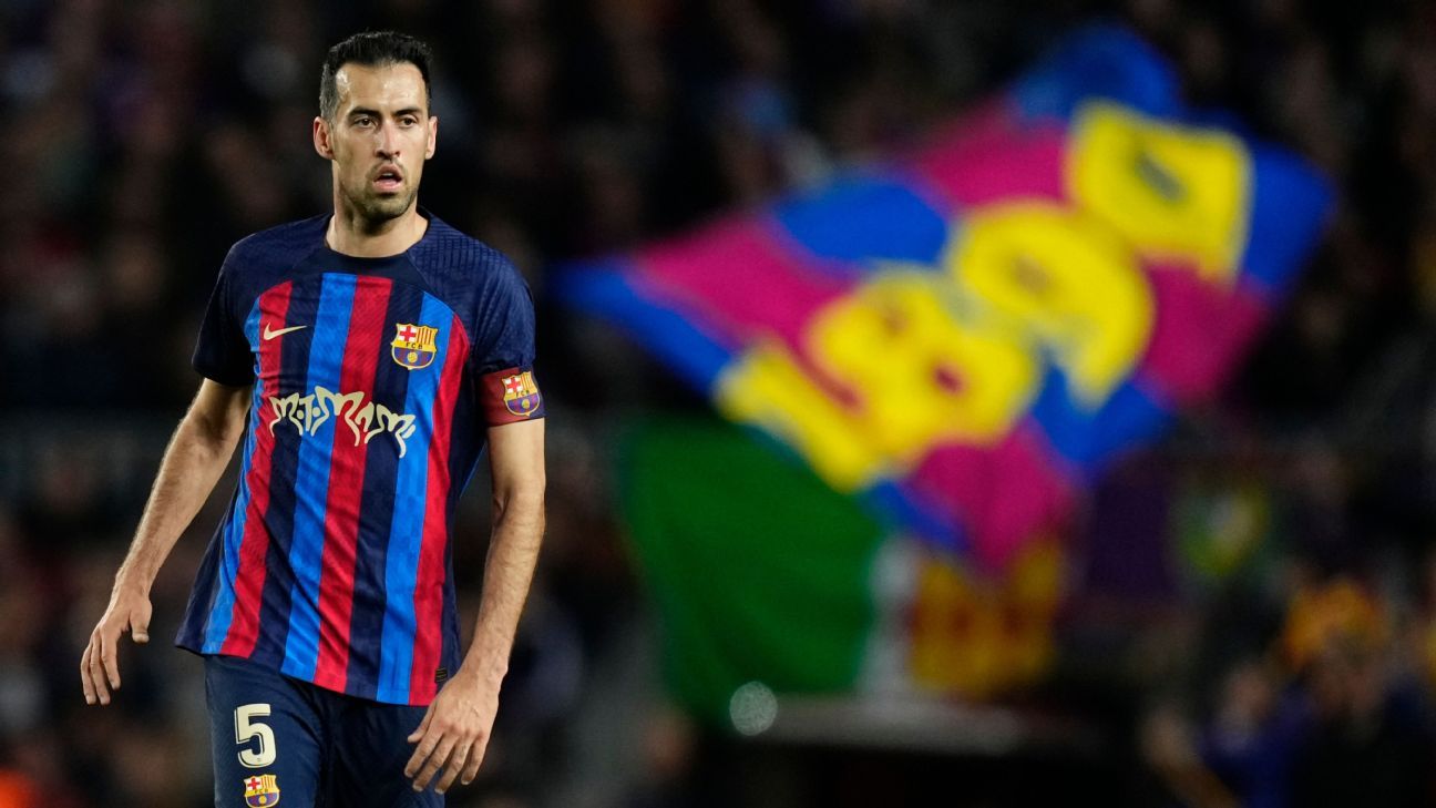 De saída, Busquets coroa história no Barça com 32º título em 15 anos - ESPN