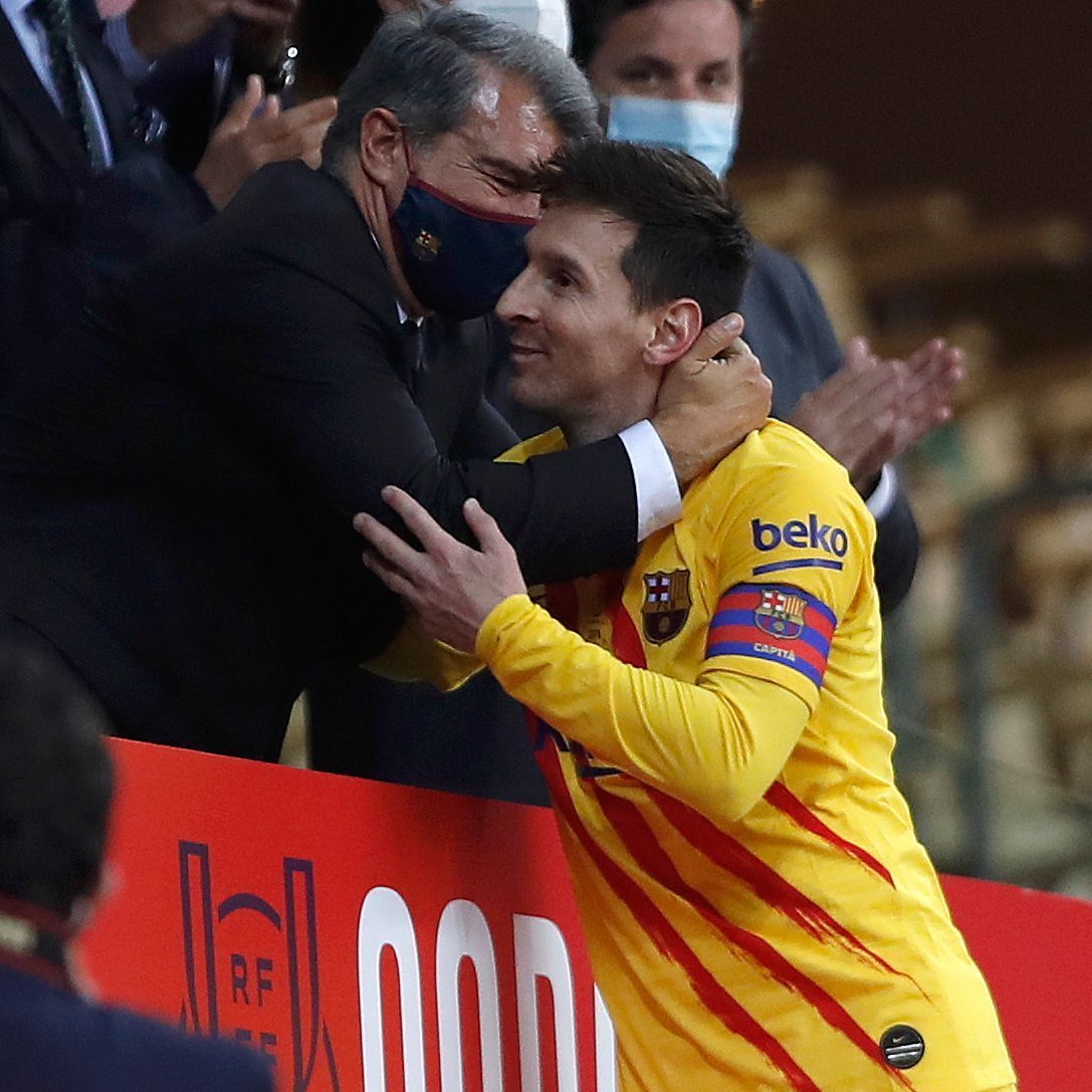 Laporta sobre el posible regreso de Messi - ESPN
