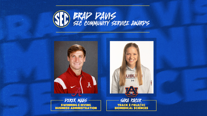 SEC Brad Davis Community Service Leaders of the Year