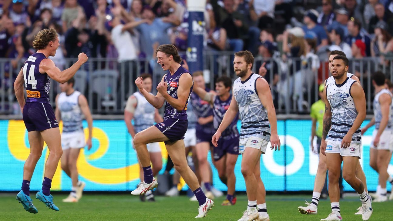 Electric Dockers pass AFL test with win over Geelong - ESPN