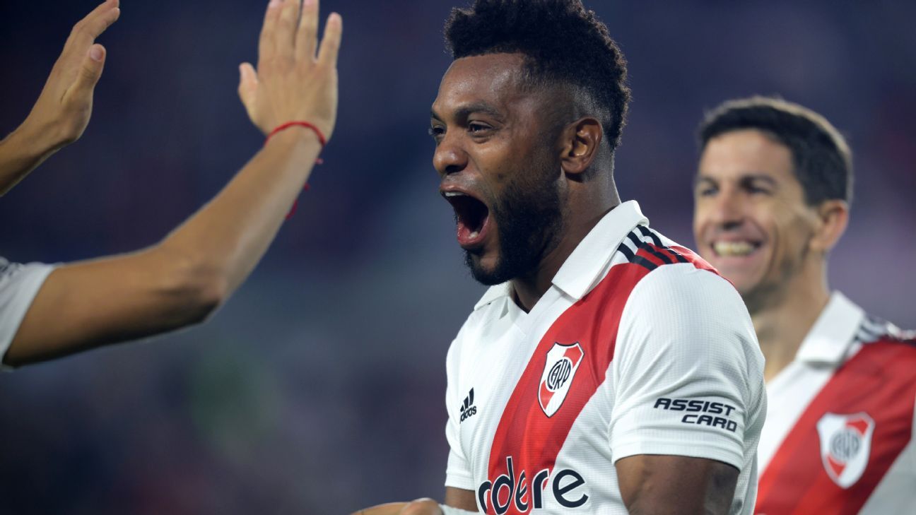 Miguel Borja, la figura de River ante Platense: madrugó a todos en el ...