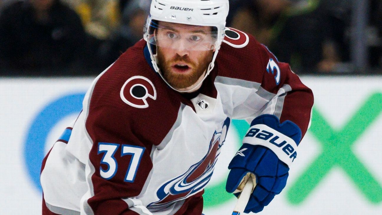 Red Wings sign winger J.T. Compher to 5-year, $25M deal - ESPN