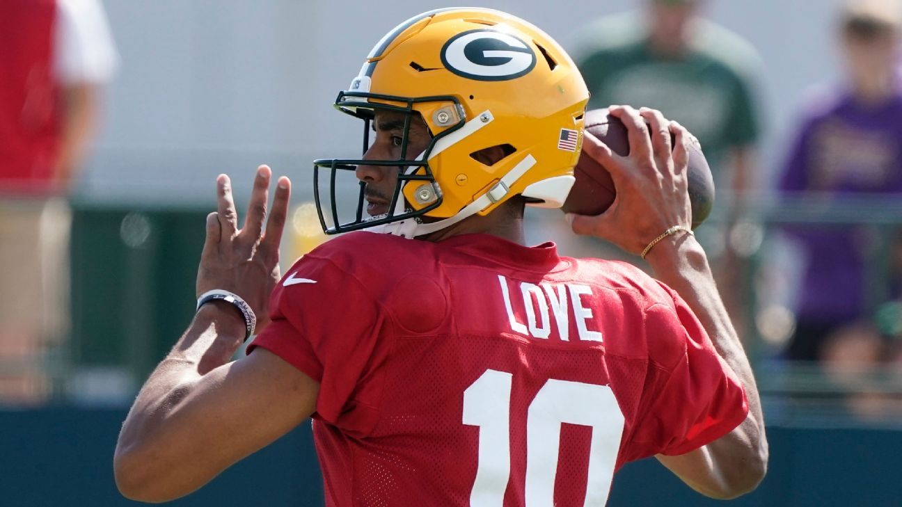 Resultados mixtos tras primeras sesiones con Jordan Love en GB - ESPN