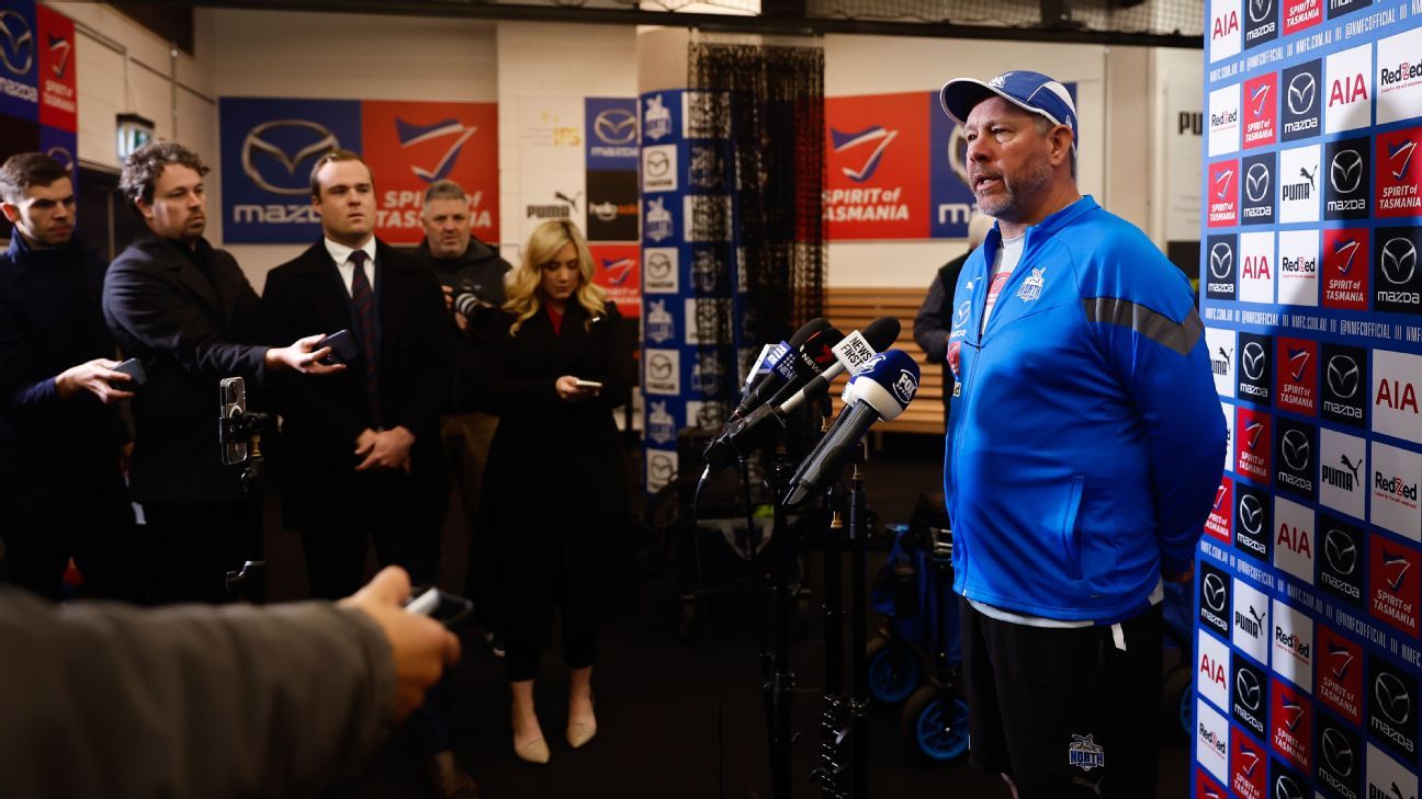 Caretaker Kangaroos coach Brett Ratten is giving Alastair Clarkson ...