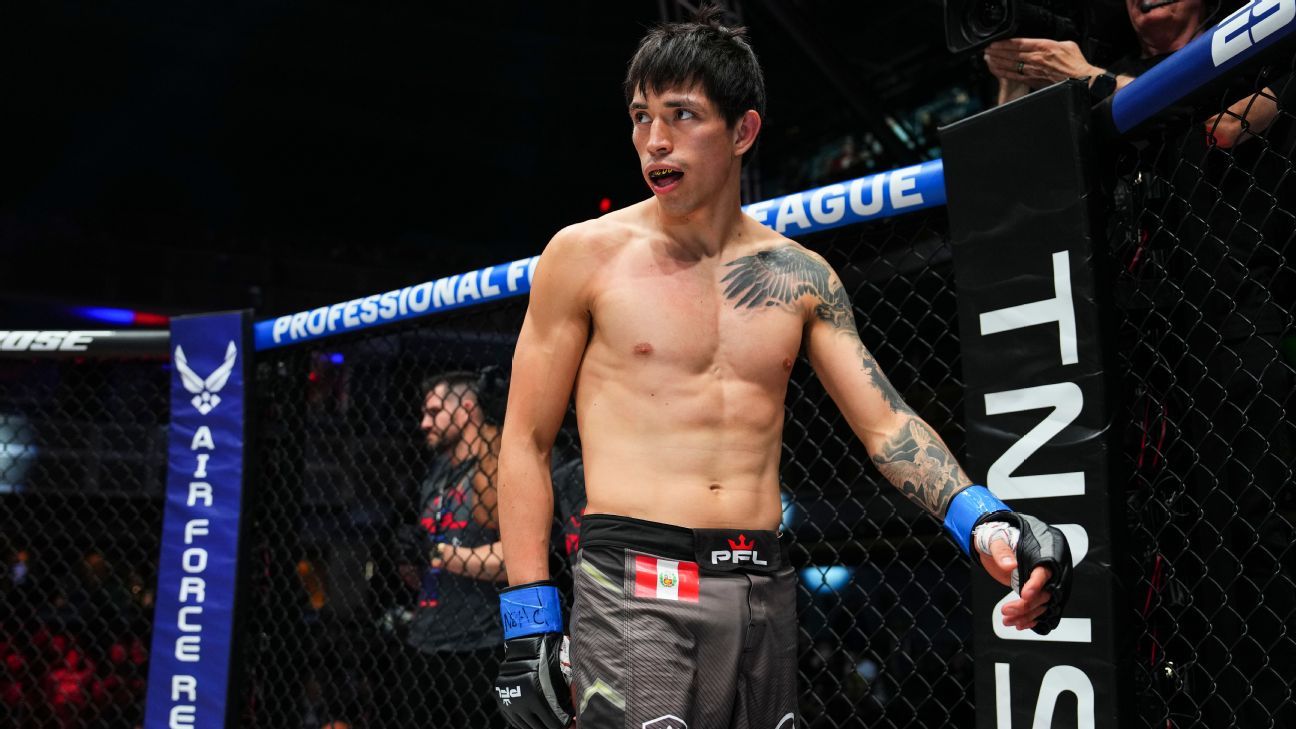 Jesús Pinedo pone a Perú en la estelar de PFL 4 - ESPN