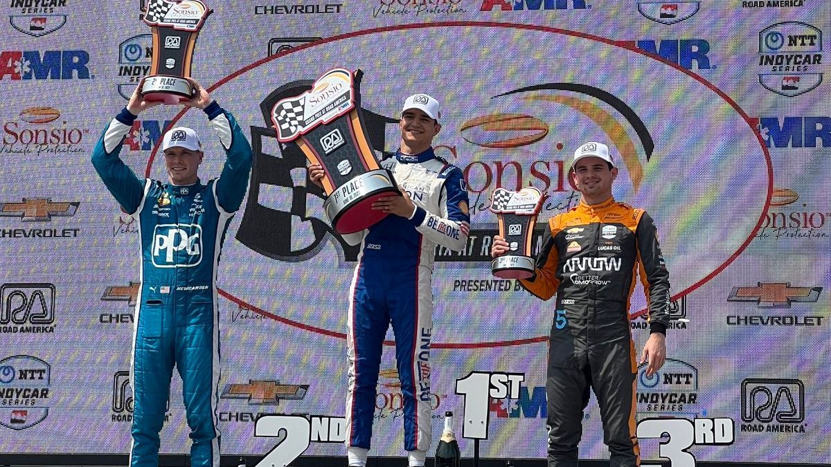 Pato O'Ward quedó tercero con victoria de Palou en Road America - ESPN