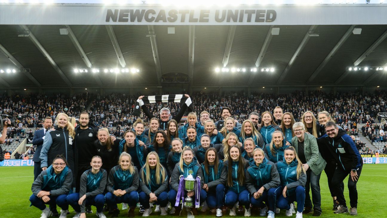 Newcastle women's team to turn pro in third tier next season - ESPN