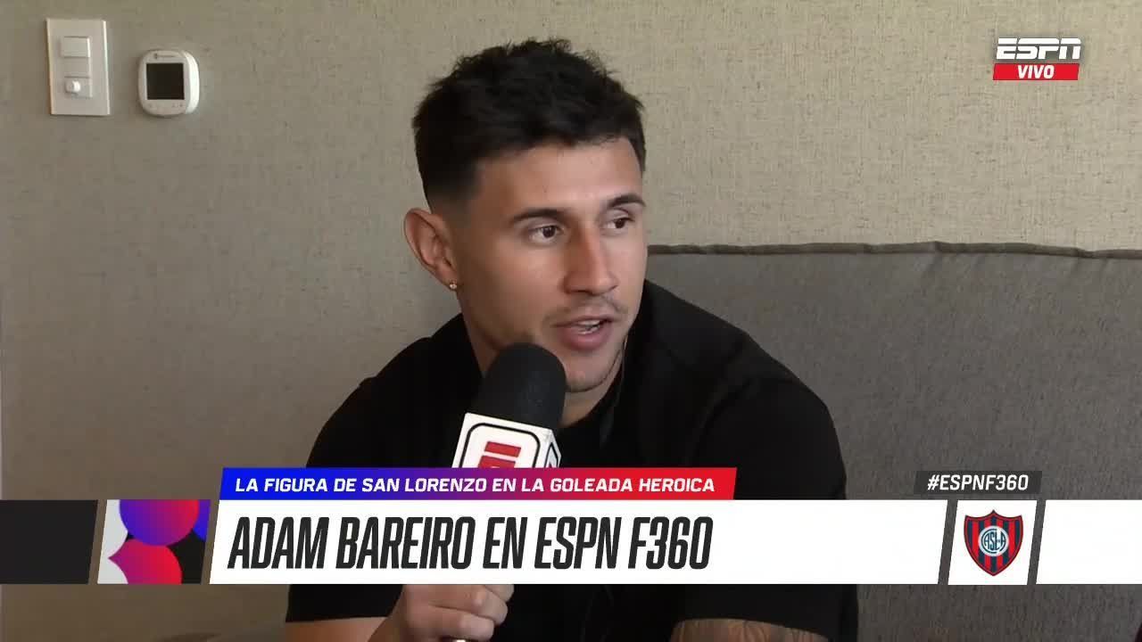 Adam Bareiro, en ESPN Fútbol 360: "Tenemos que aprovechar esta vida ...
