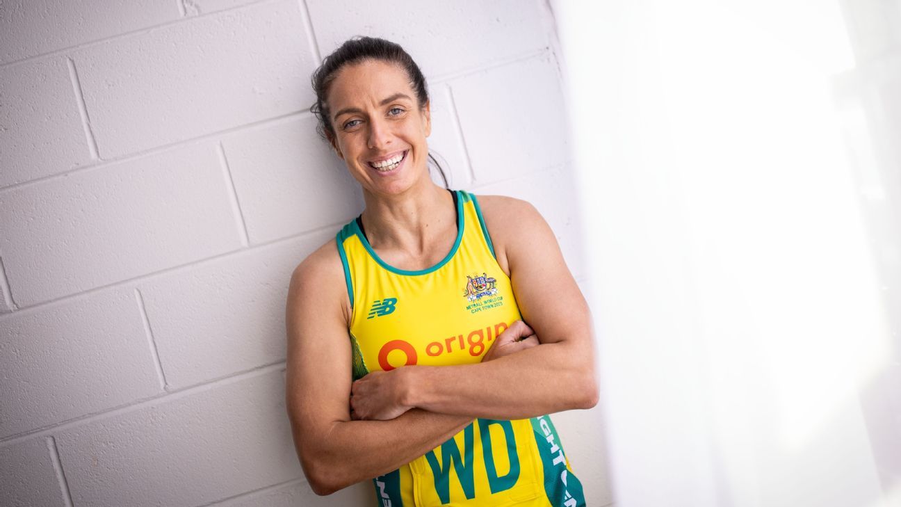 Ash Brazill embracing last hurrah at Netball World Cup - ESPN