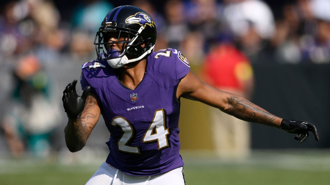 Raiders firman al esquinero veterano Marcus Peters por un año - ESPN