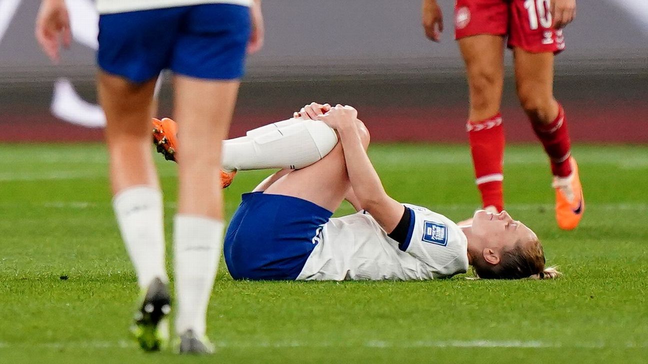 England show heart after Walsh injury and hope for good news - ESPN