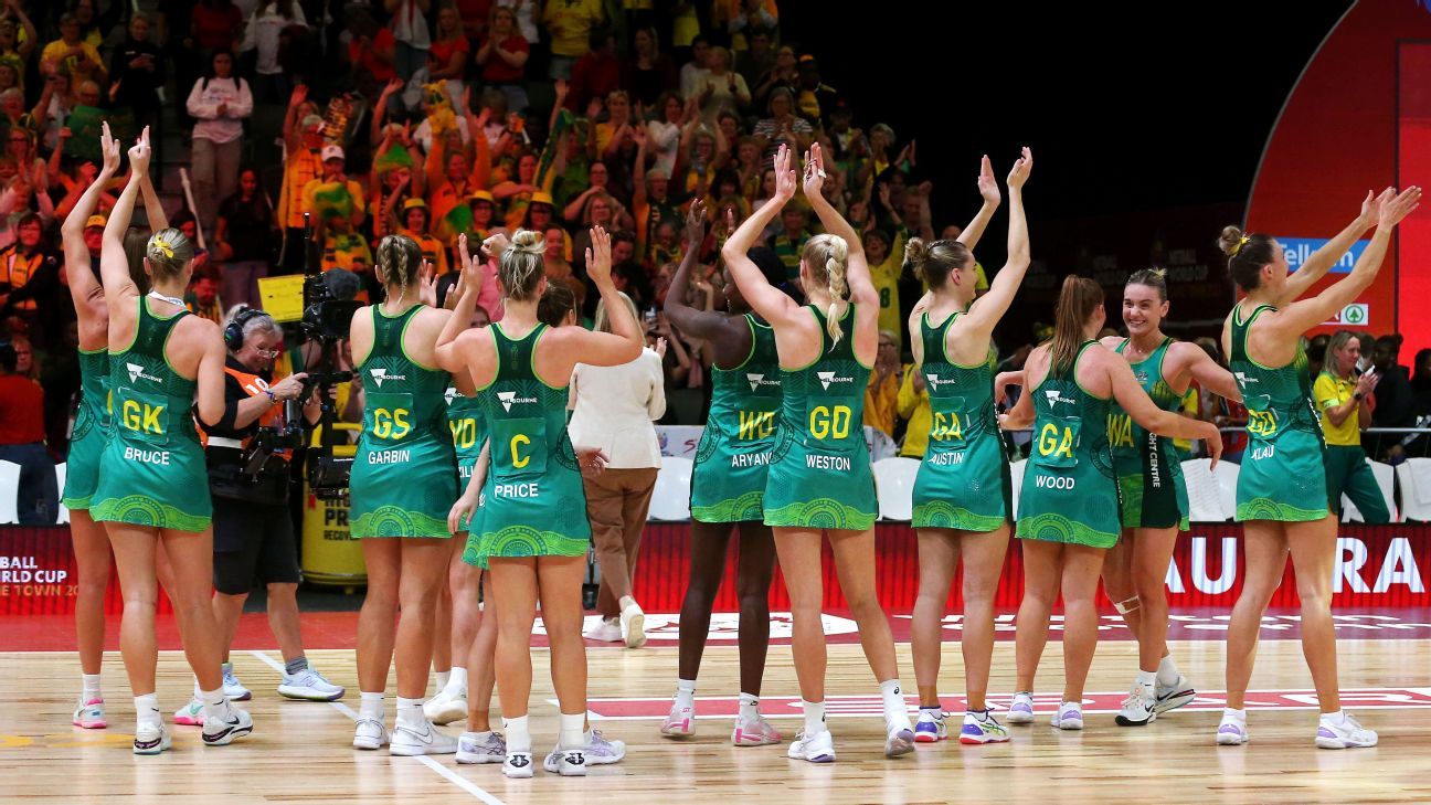 Australia, England to meet in Netball World Cup final - ESPN