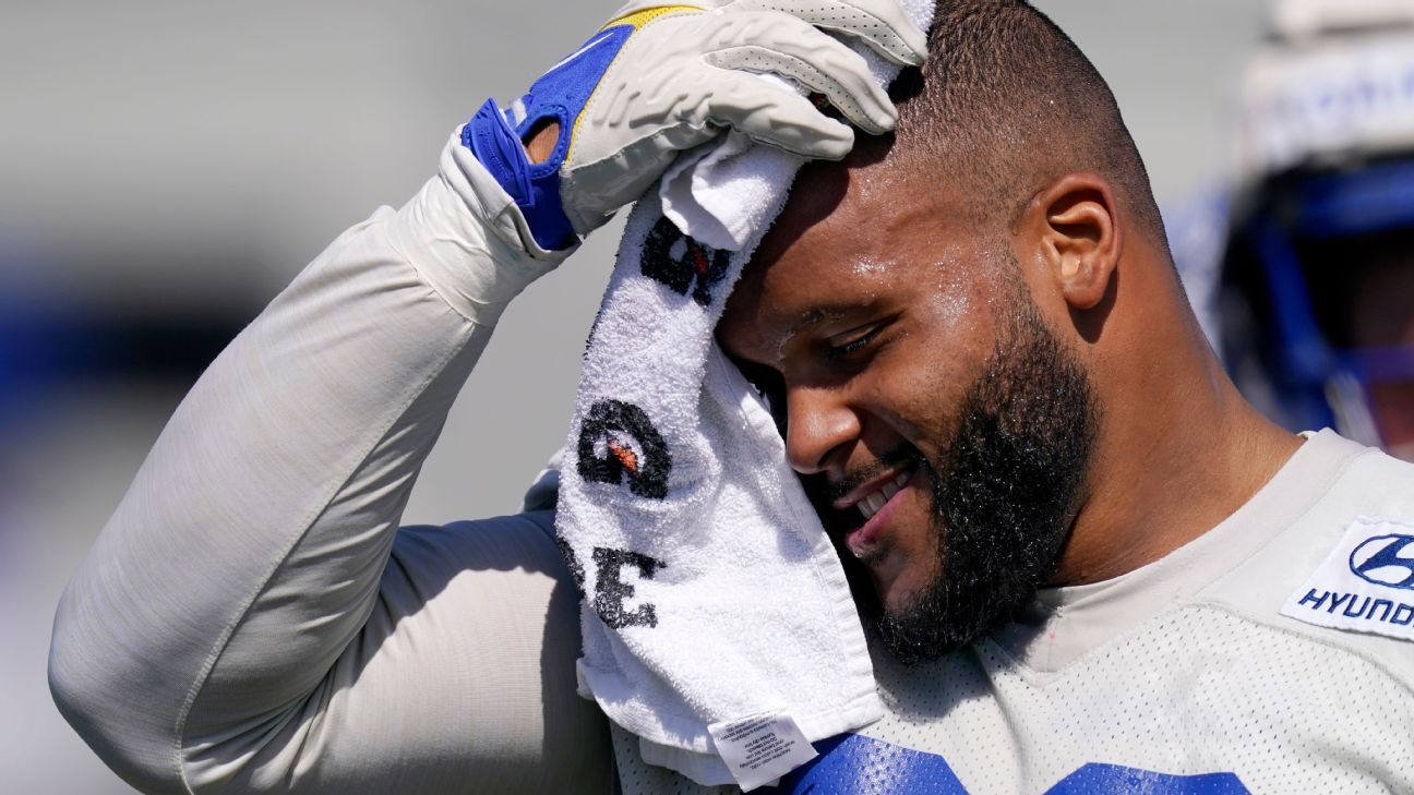 Con una revancha pendiente, Aaron Donald pone bajo aviso a la NFL - ESPN