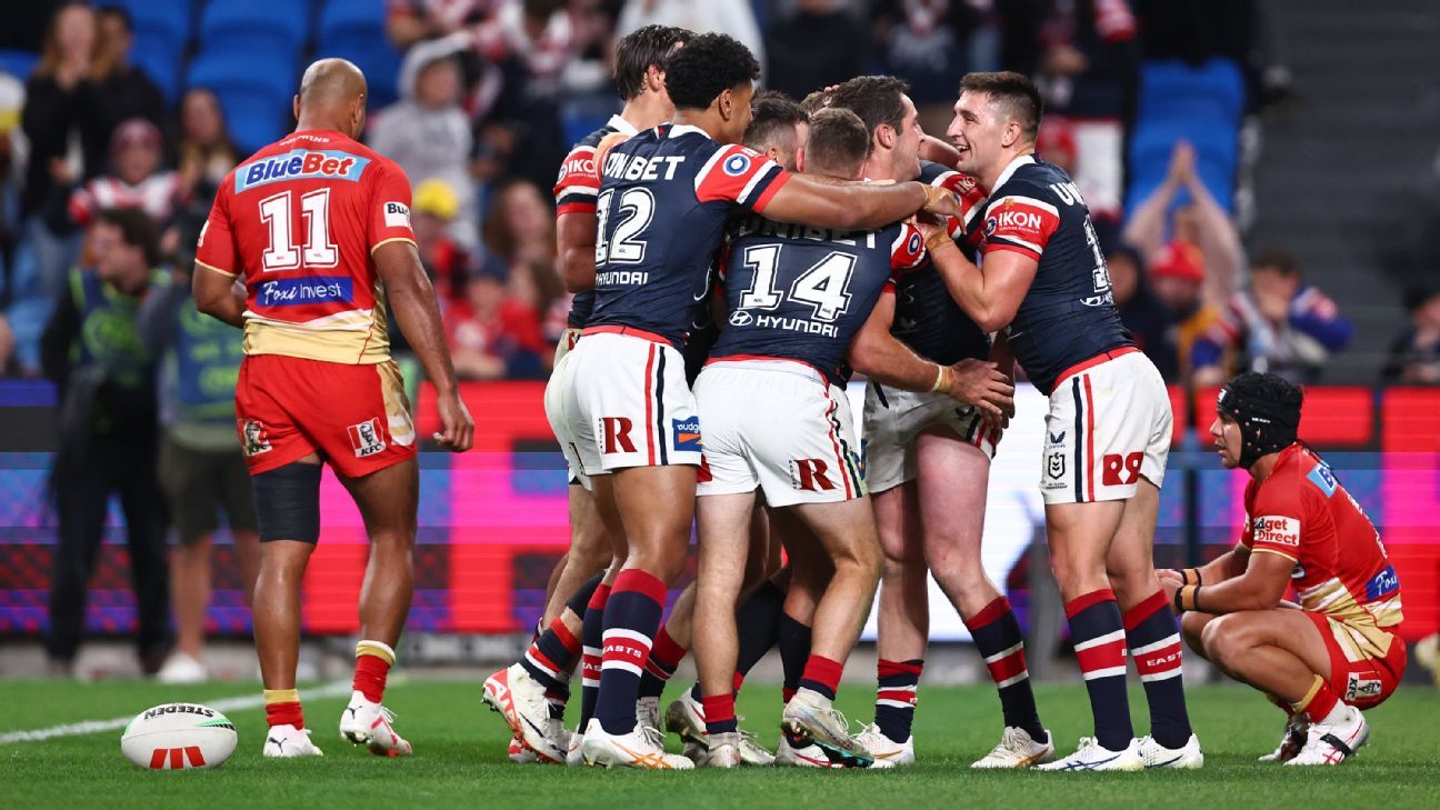 NRL Round 24 Sydney Roosters' finals hopes alive with NRL win over ...