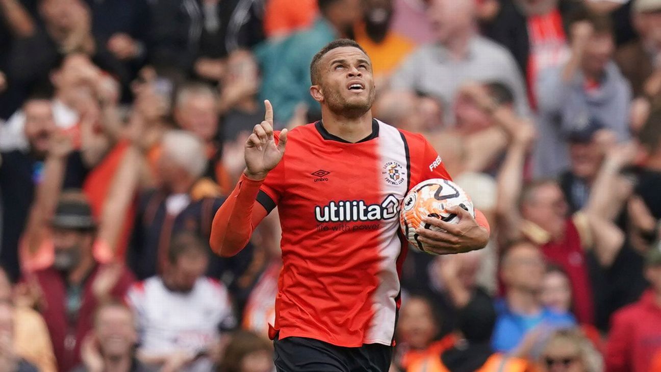 Historia pura: Carlton Morris convirtió el primer gol de Luton Town en ...