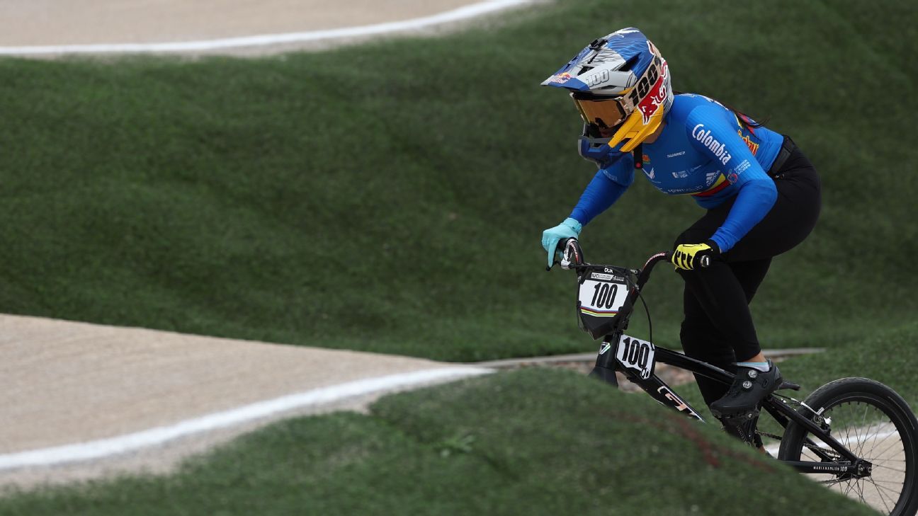 Mariana Pajón y Carlos Ramírez, en el top 5 del Mundial de BMX - ESPN