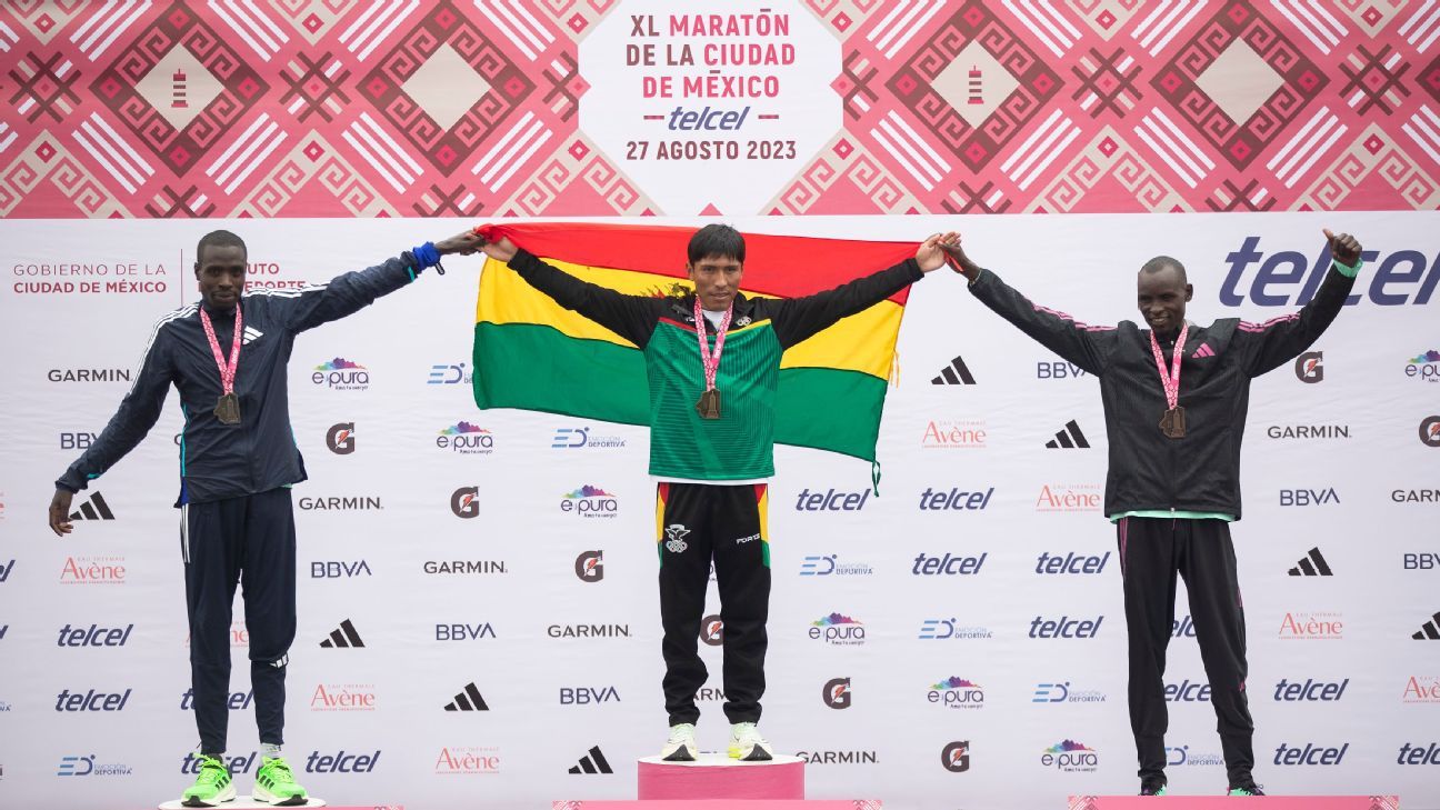 Maratón de la Ciudad de México: Héctor Garibay ganó con récord - ESPN