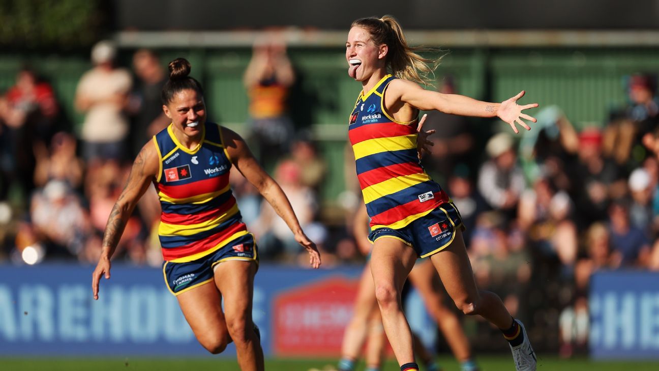 AFLW Round 1 Adelaide Crows outmuscle Port Adelaide to claim Showdown ...