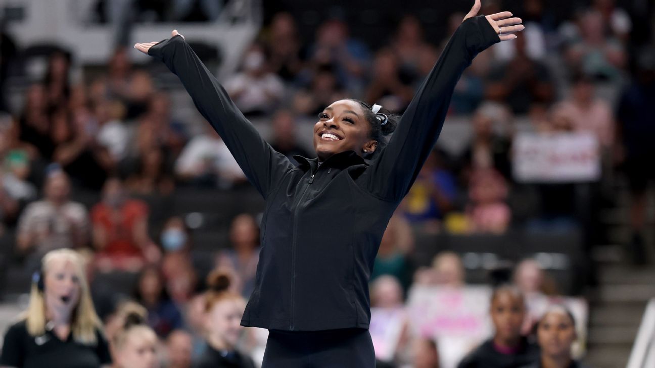 Simone Biles anuncia deseo de competir en los Juegos de París 2024 - ESPN