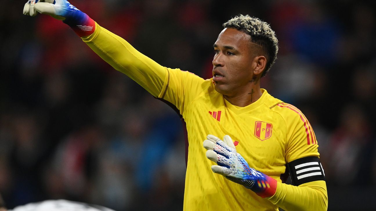 Pedro Gallese llegó a los 100 partidos con la Selección Peruana - ESPN