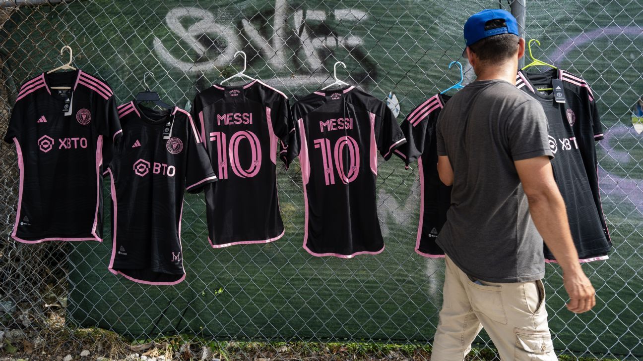 Messi lidera la lista de camisetas más vendidas de la MLS - ESPN