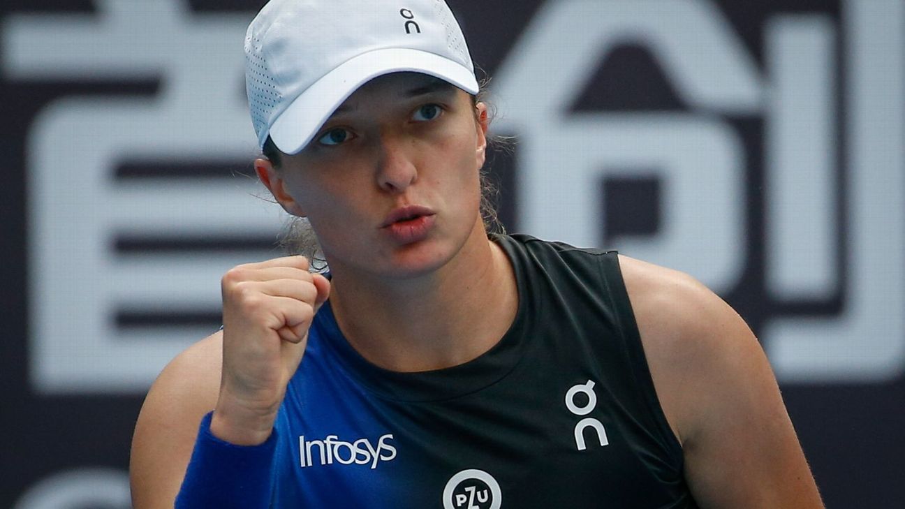 Swiatek, entre las ocho mejores del WTA 1000 de Beijing - ESPN