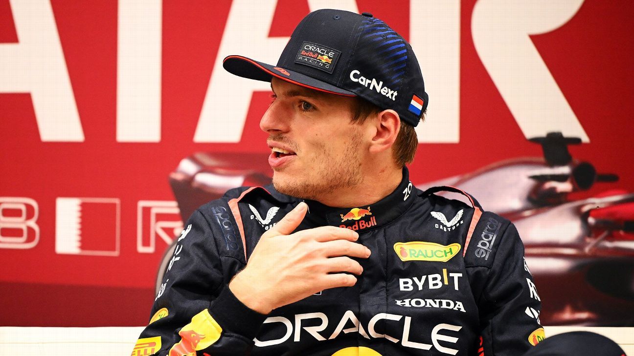 Max Verstappen se quedó con la alocada clasificación del GP de Qatar de ...