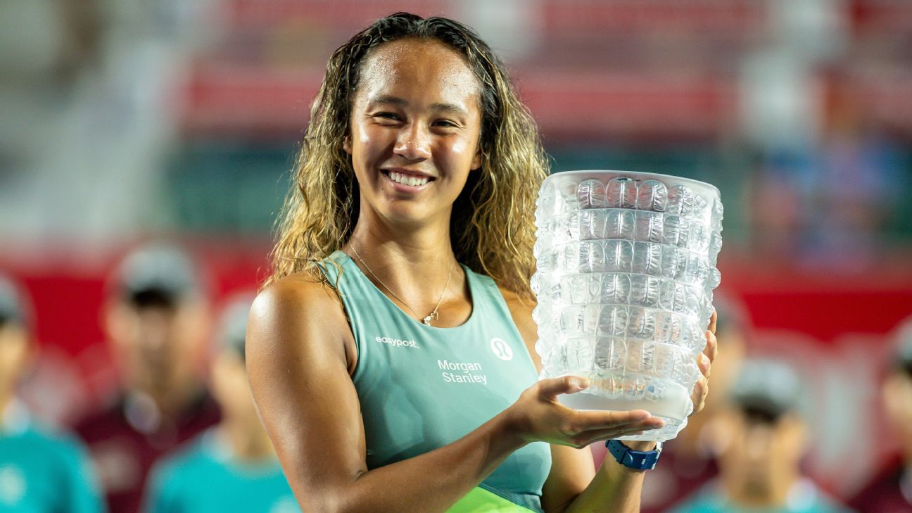 Leylah Fernandez, la nueva campeona del WTA 250 de Hong Kong - ESPN