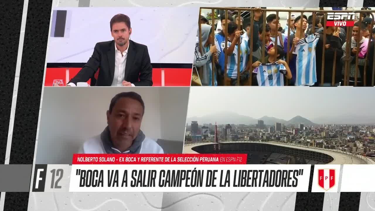 Ñol Solano dio su pronóstico para Boca en la final de la CONMEBOL ...