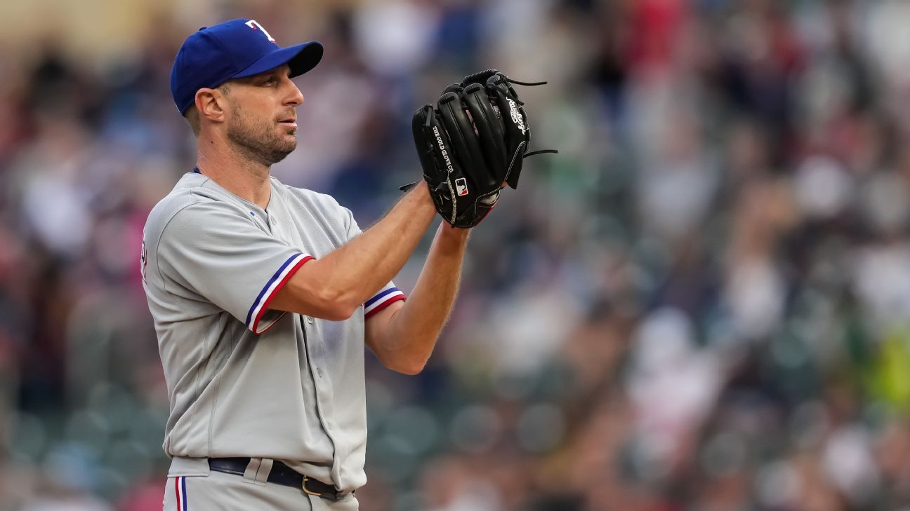 Max Scherzer resurge en el momento más oportuno para Texas Rangers - ESPN