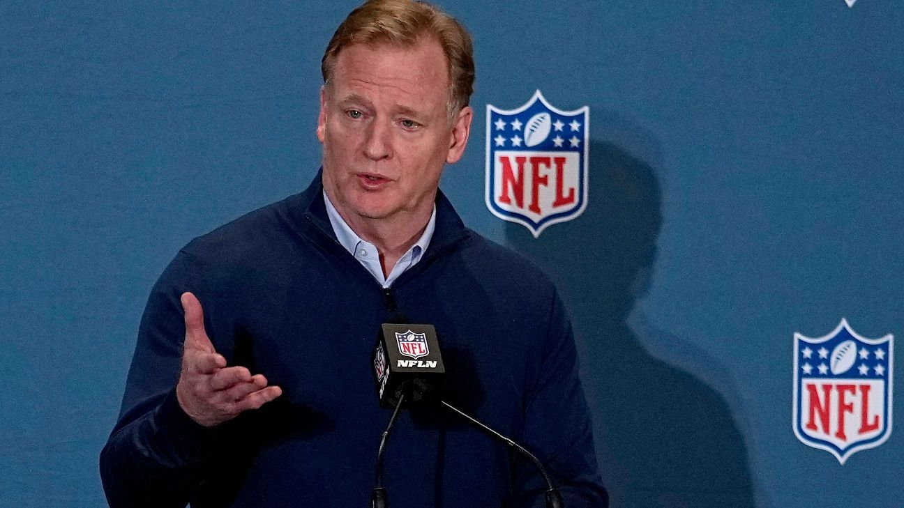 Roger Goodell renovó como comisionado de la NFL hasta 2027 - ESPN