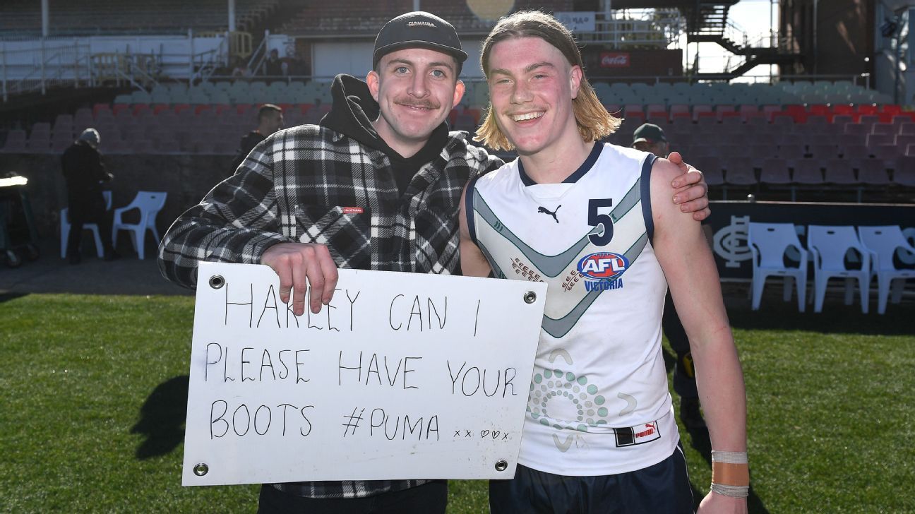 Aaron Cadman's advice for Harley Reid ahead of No. 1 pick baton ...