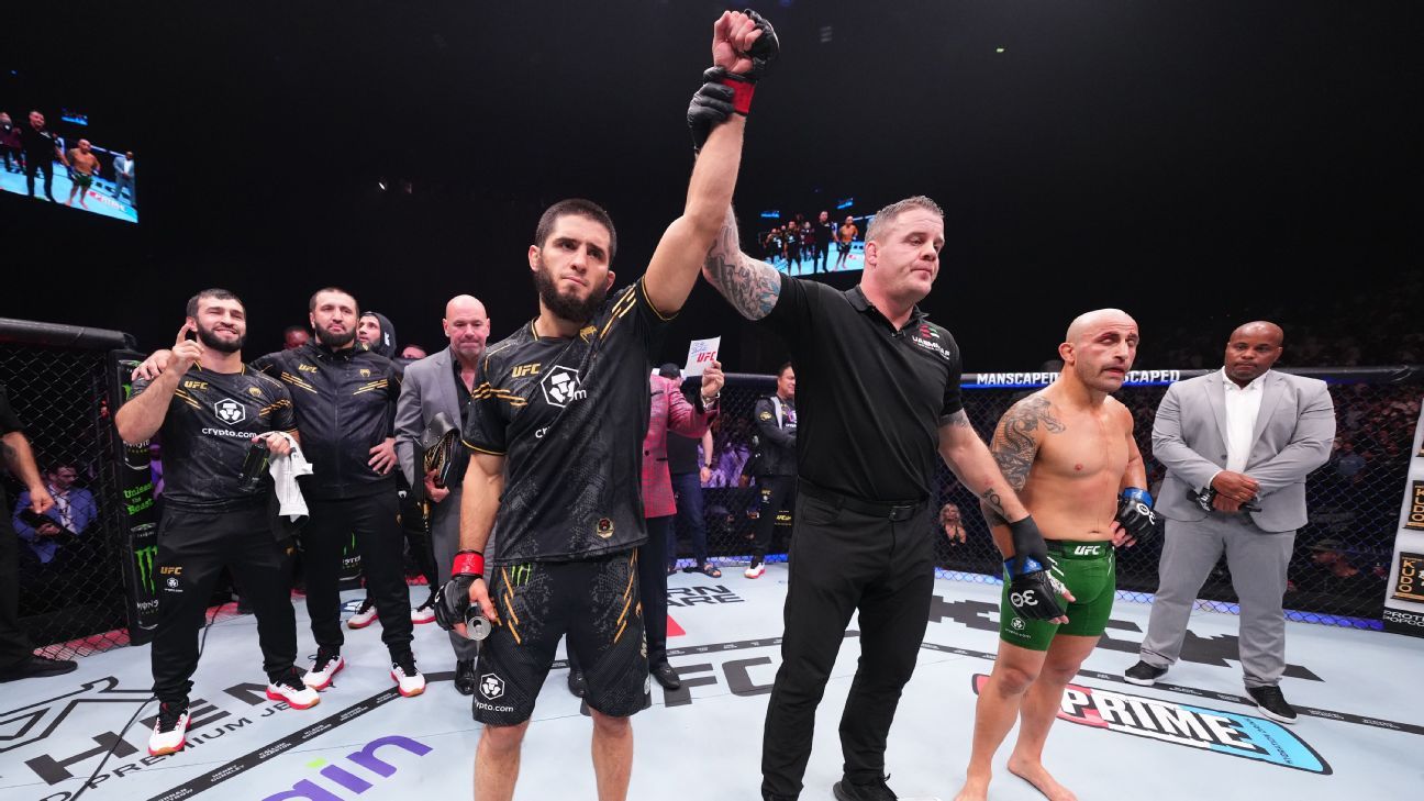 UFC 294: Islam Makhachev retuvo título con nocaut espectactular - ESPN