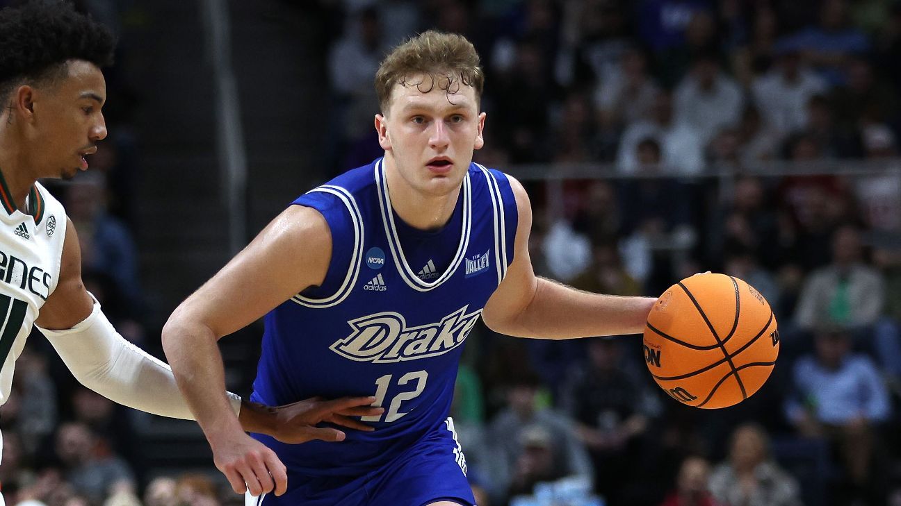 Tucker DeVries to transfer from Drake, join dad at West Virginia - ESPN