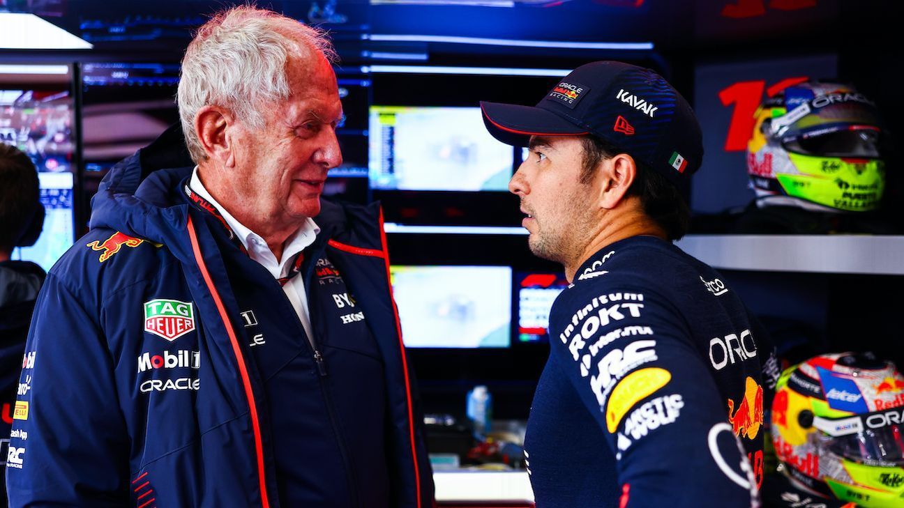 Helmut Marko: 'Mentira que Checo deba terminar segundo para seguir en Red Bull' - ESPN